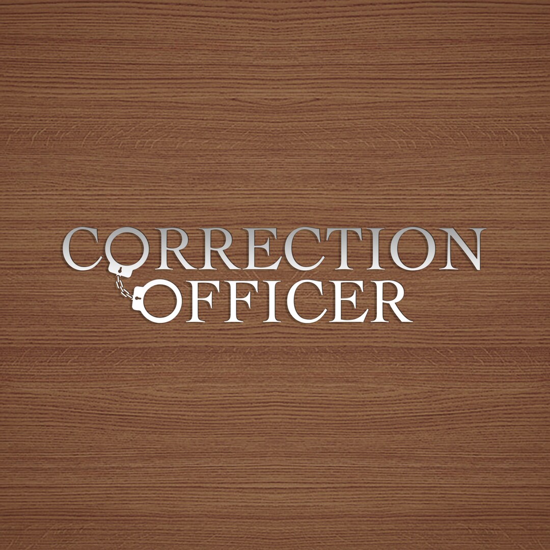 Correction Officer Vinyl Sticker, Correctional Officers Window Decal - Etsy