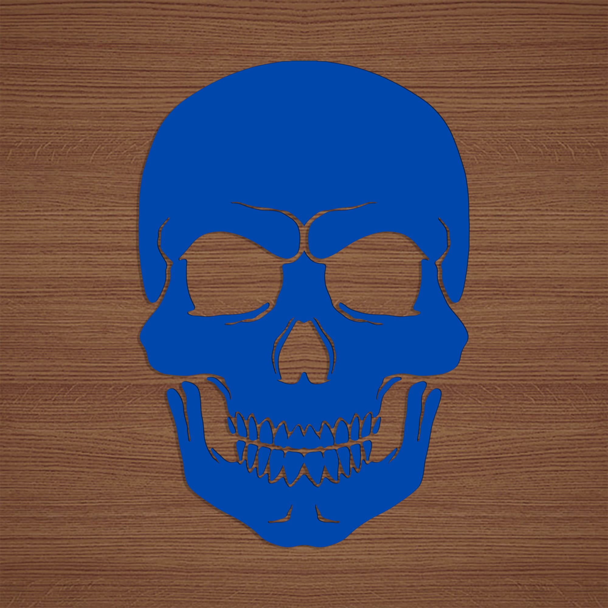 Skull Vinyl Sticker, Window Decal, Multiple Sizes and Colors Available ...