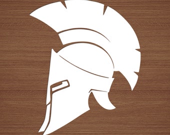 Spartan Sparta Warrior Fighter Helmet Vinyl Decal/sticker for Laptop ...