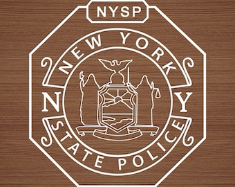 New York State Trooper Badge Decal Reflective or Matte Vinyl Decal ...