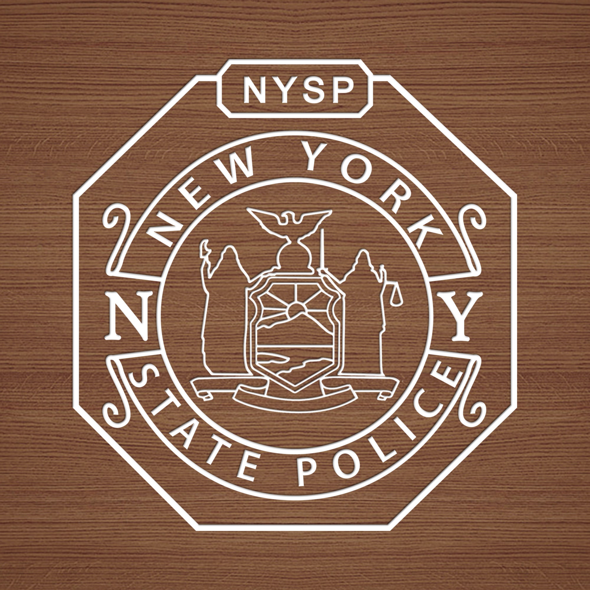 New York State Police Vinyl Sticker, NYS Trooper Window Decal, NYSP - Etsy