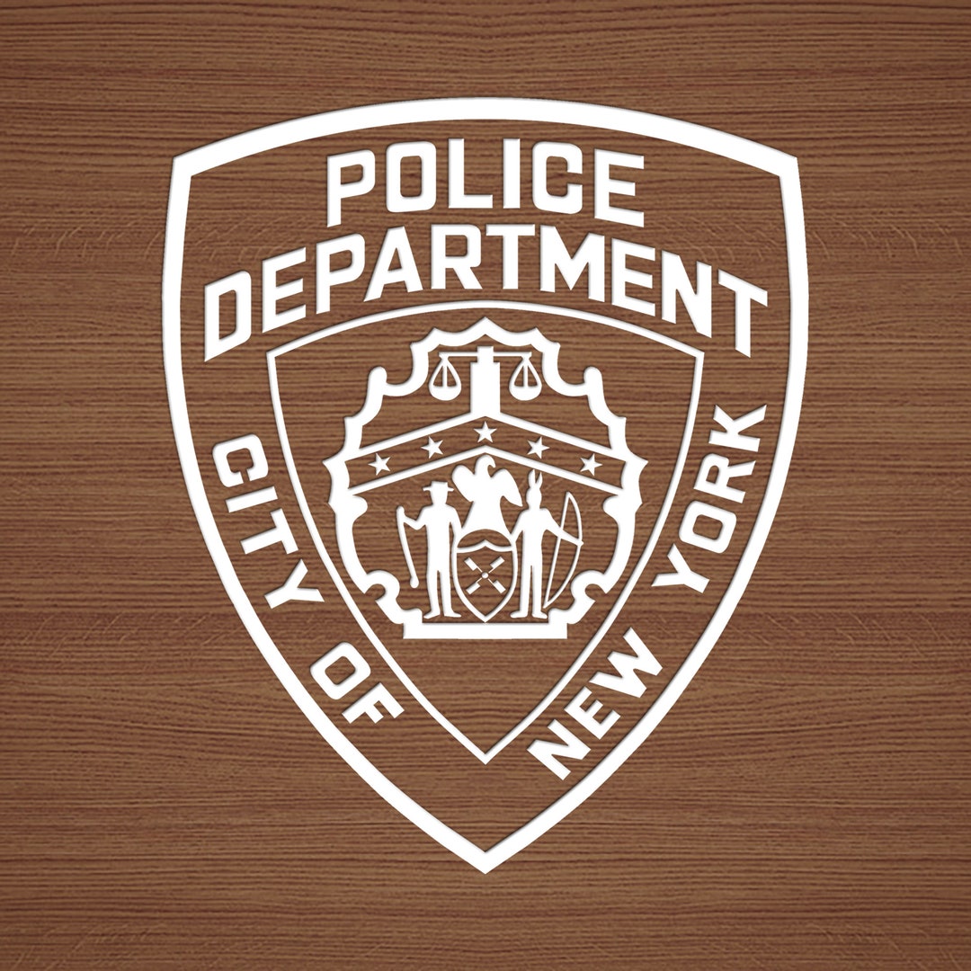 NYPD Patch Vinyl Sticker New York City Police Department - Etsy