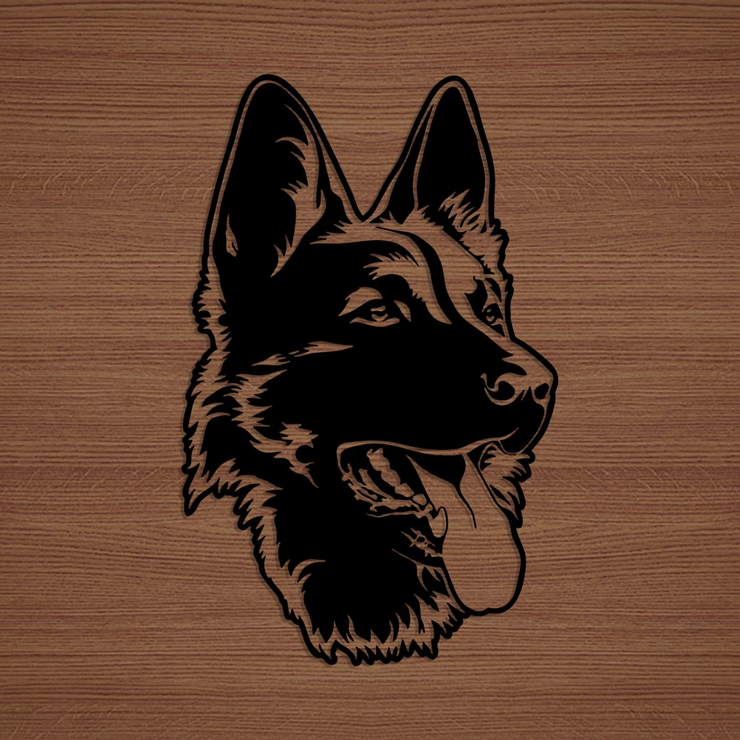 German Shepherd Vinyl Sticker, Shepherd Window Decal - Etsy