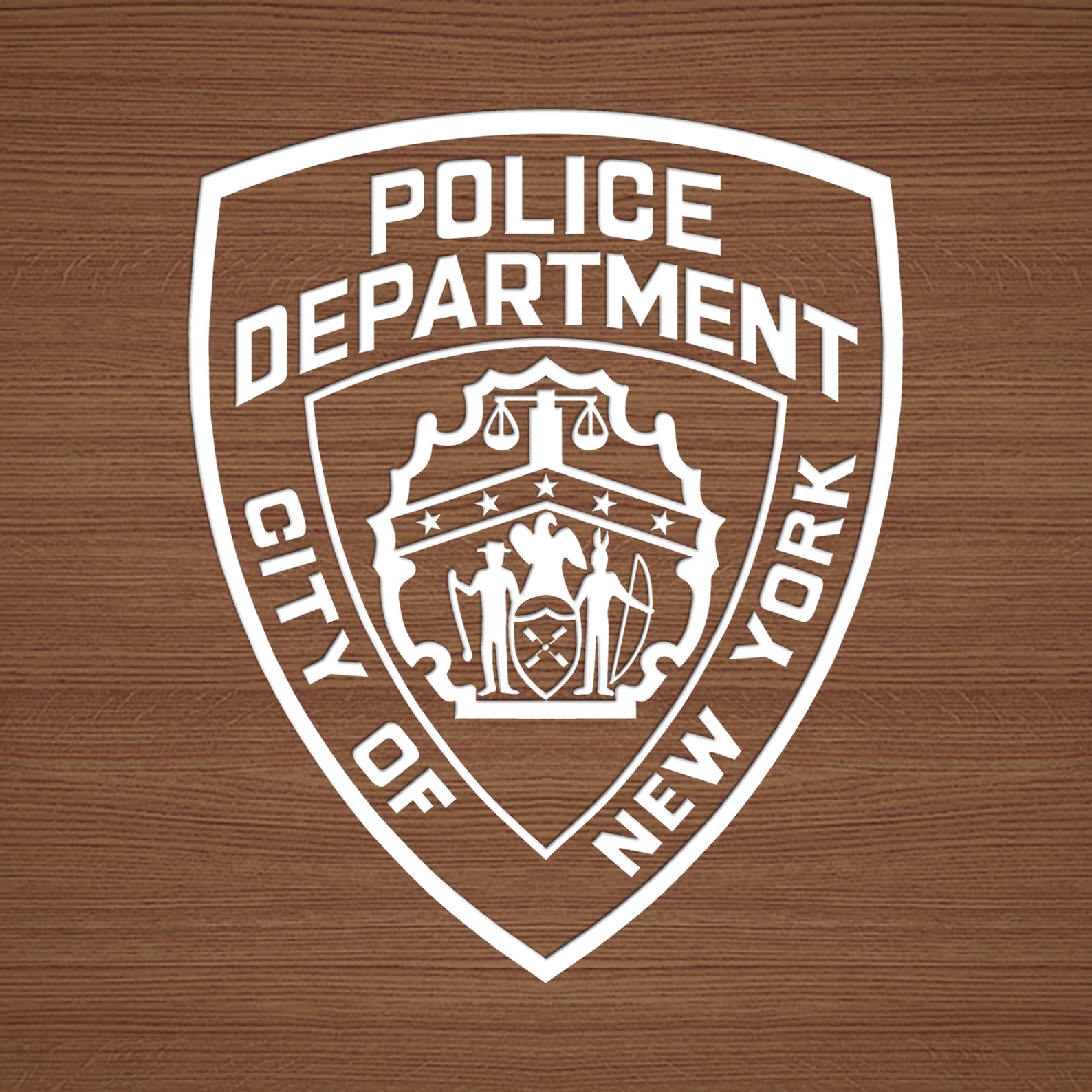 NYPD Patch Vinyl Sticker, New York City Police Department Window Decal ...