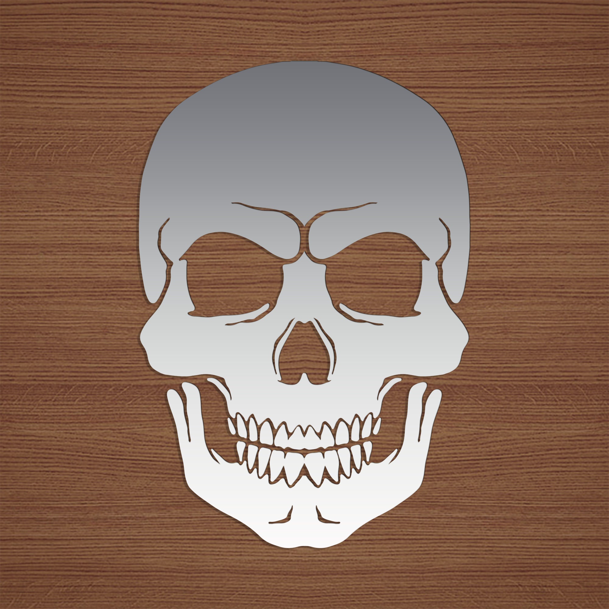 Skull Vinyl Sticker, Window Decal, Multiple Sizes and Colors Available ...