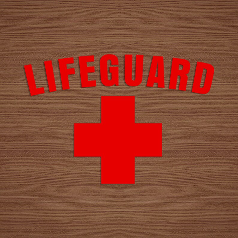 Lifeguard Vinyl Sticker, Window Decal, Wall Decal - Etsy