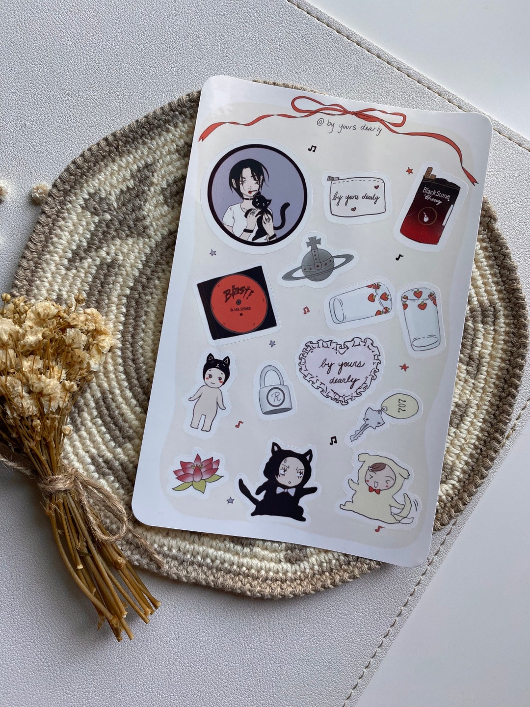 Nana Sticker Sheet Kiss Cut Sticker Sheet Cute Planner and Journal ...