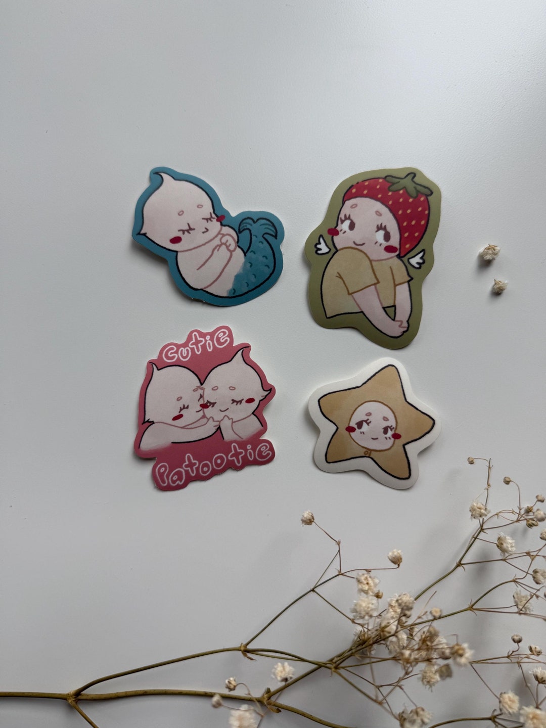 Sonny Angel and Kewpie Stickers - Die Cut Laminated Viynl Stickers ...