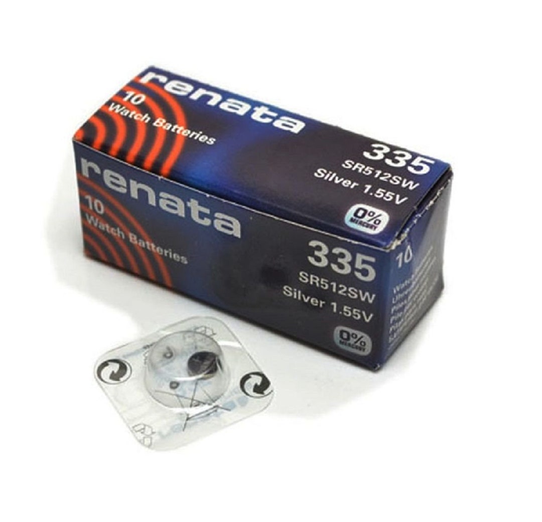 Renata Watch Battery Swiss Made Renata 335 or Sr512sw 2 Batteries ...