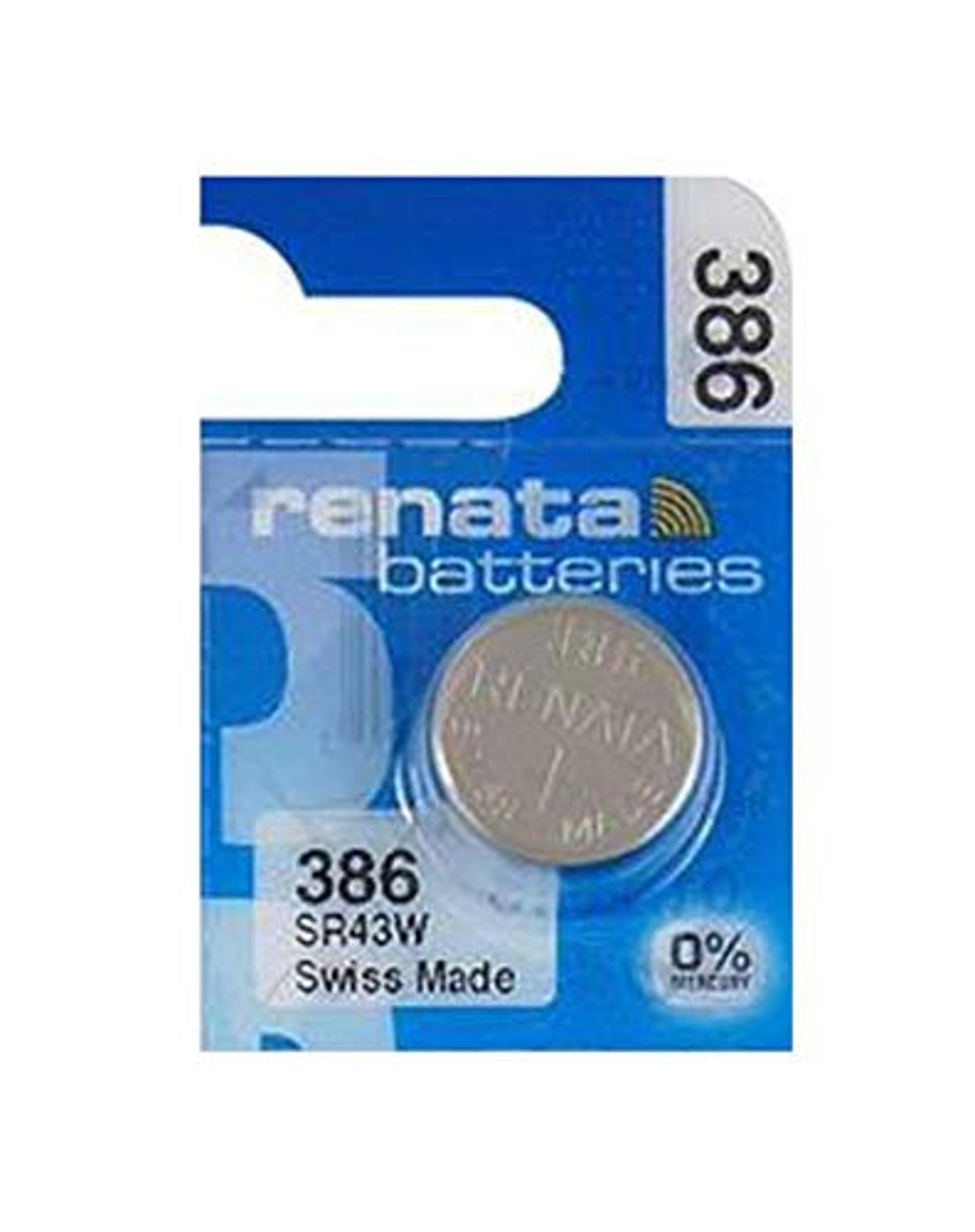 Renata Batteries 386 Silver Oxide Watch Battery 5 Pack - Etsy