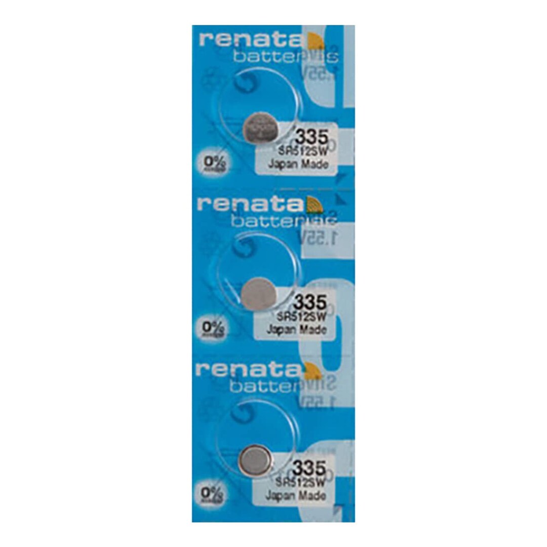 Renata Watch Battery Swiss Made Renata 335 or Sr512sw 3 Batteries ...