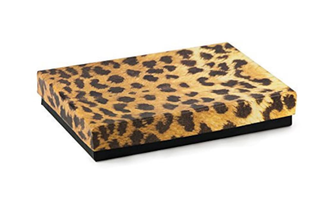 Leopard Print Jewelry Box 53 package of 20 - Etsy
