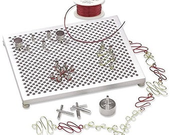 Wire Jig Dogwood Flower Pendants // Artistic Wire Deluxe Jig Template ...