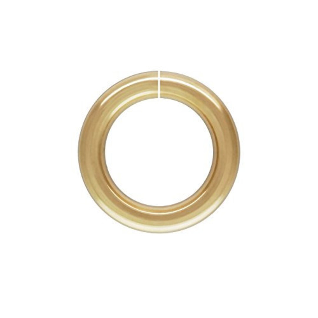 10mm Gold Filled Round Open Twist Lock Jump Ring - Etsy