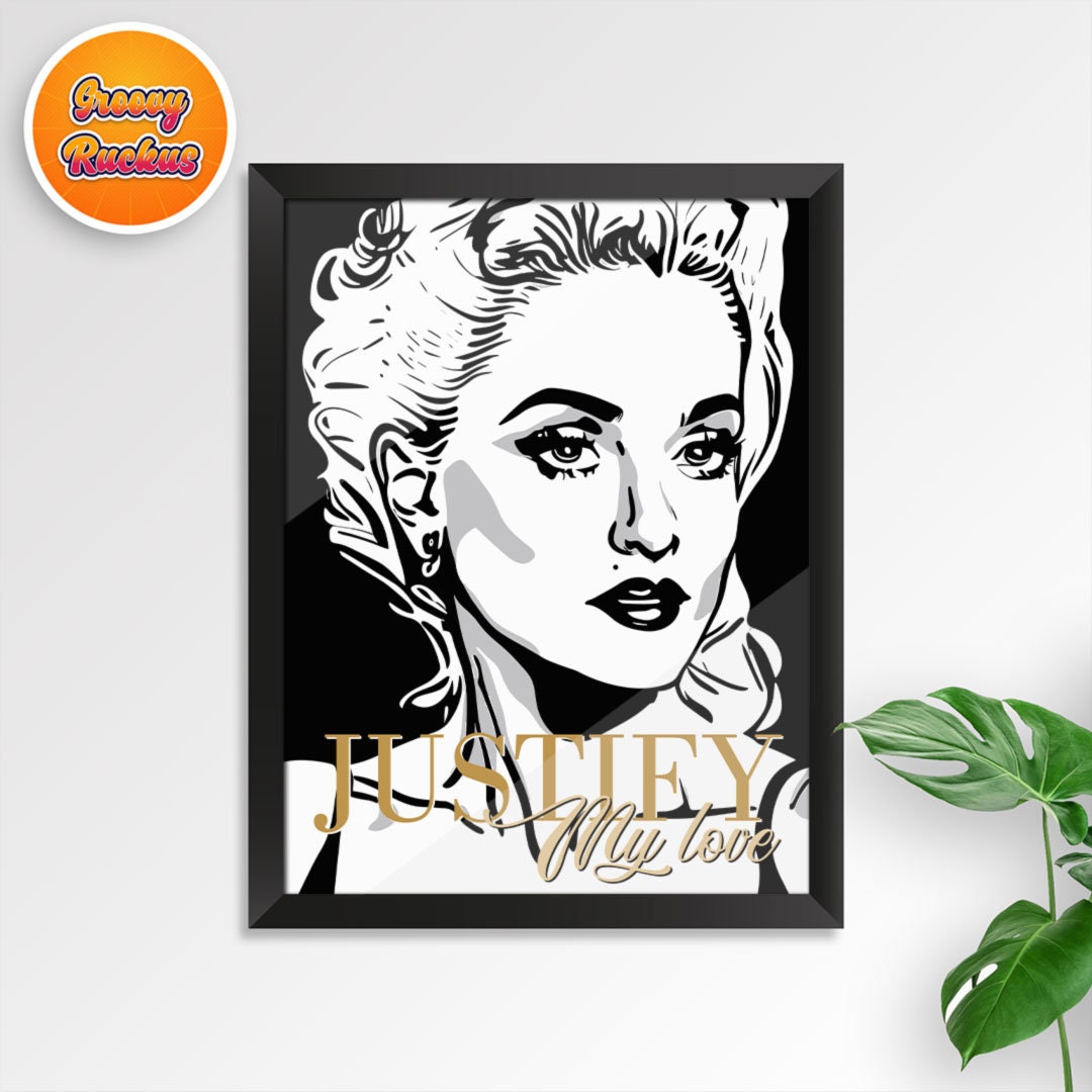 Madonna Poster Fan Art Queen of Pop Justify My Love Iconic - Etsy