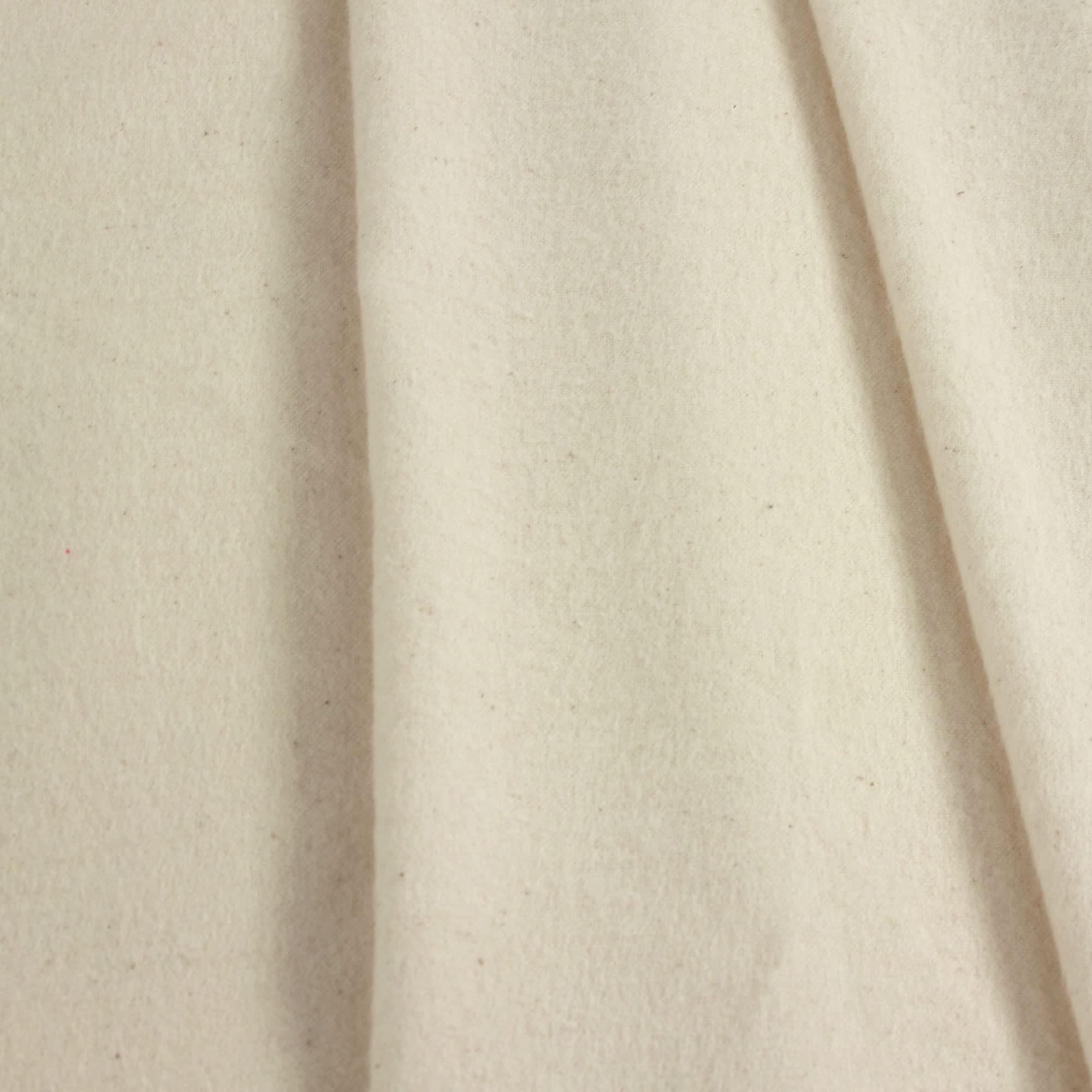 Organic Cotton Flannel Unbleached Fabric, Natural Ivory Color 60 In ...