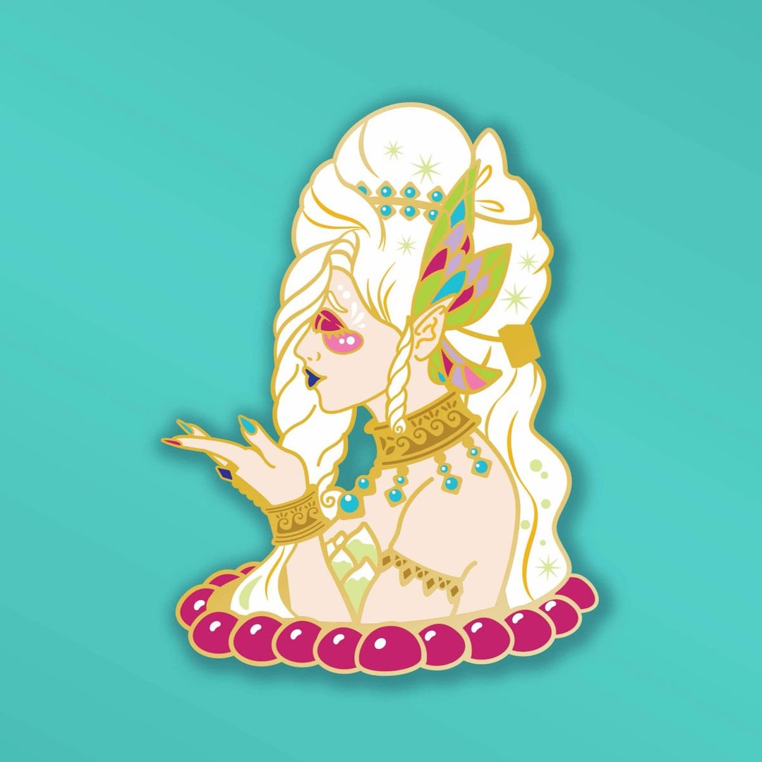 Pre Order Totk Great Fairy Tera Fanart Enamel Pin Etsy