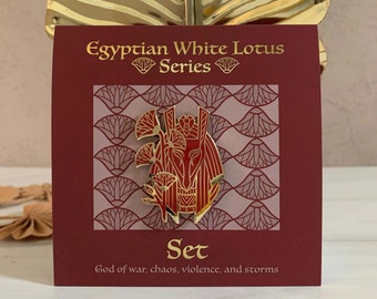 Tiny Pantheon SETEKH ENAMEL PIN. Cute Ancient Egyptian Set Animal God ...