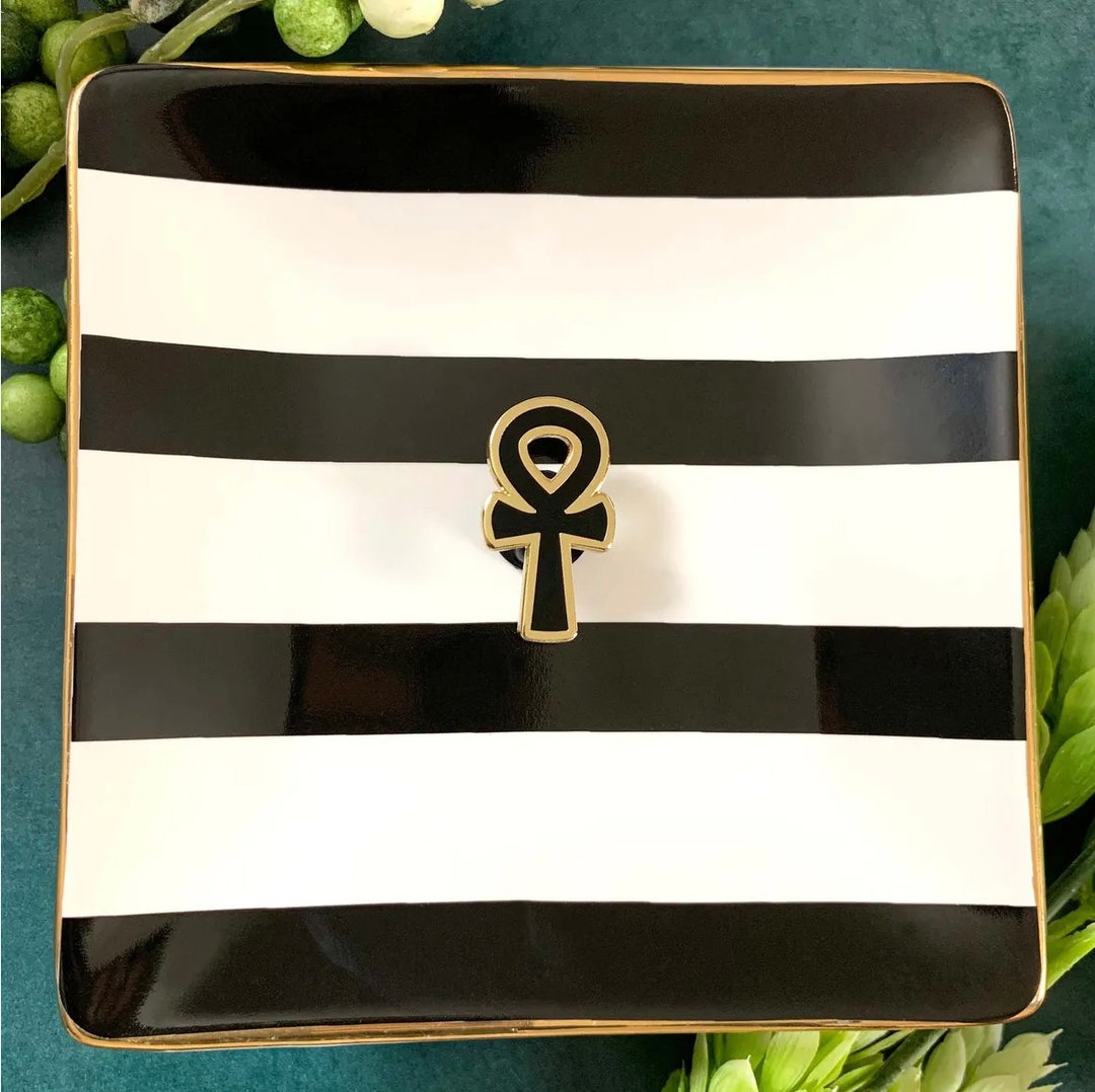 Egyptian Ankh Enamel Pin - Etsy