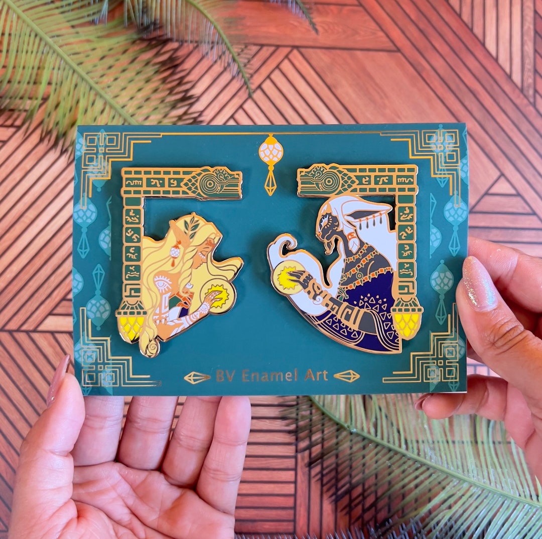 TOTK Zelda: Rauru and Sonia Fanart Corner Pin Set - Etsy UK