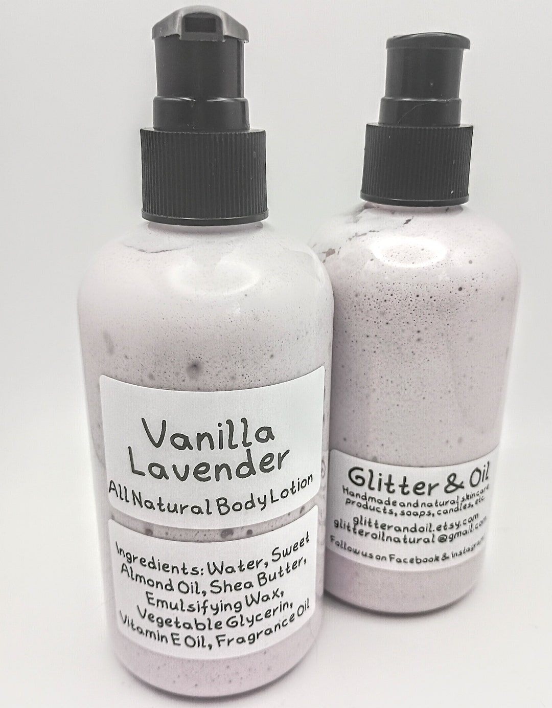 Vanilla & Lavender Natural Body Lotion - Etsy