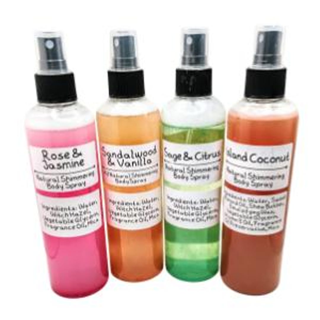Shimmering Body Spray - Etsy