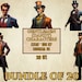 Gentlemen Dandy Characters Clip Art Bundle of 20 High Resolution 300 ...