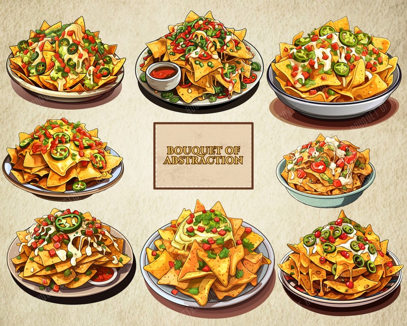 32 Unique Mexican Food Clip Art High Resolution 300 DPI Transparent ...