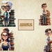 Librarian Characters Bundle of 20 Clip Art Librarians High Resolution ...