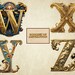Illuminated Golden Initials Full Alphabet High Quality Clip Art ...