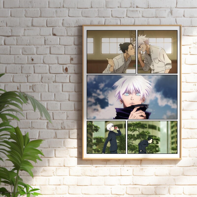 Gojo Satoru Manga Panels - Etsy