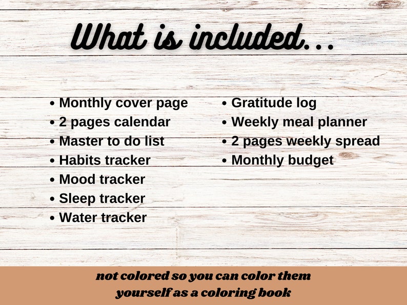 May 2024 Bullet Journal Baking + Pastry Theme Uncolored Premade Monthly ...