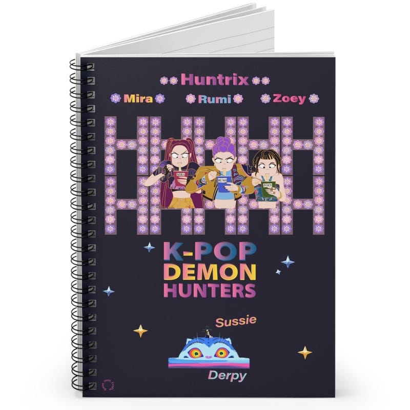 Huntrix Notebook - Etsy