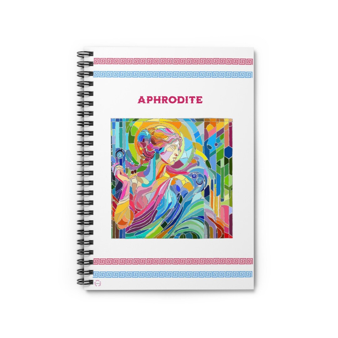 Aphrodite Spiral Notebook, Goddess of Love, Greek Goddess Journal ...