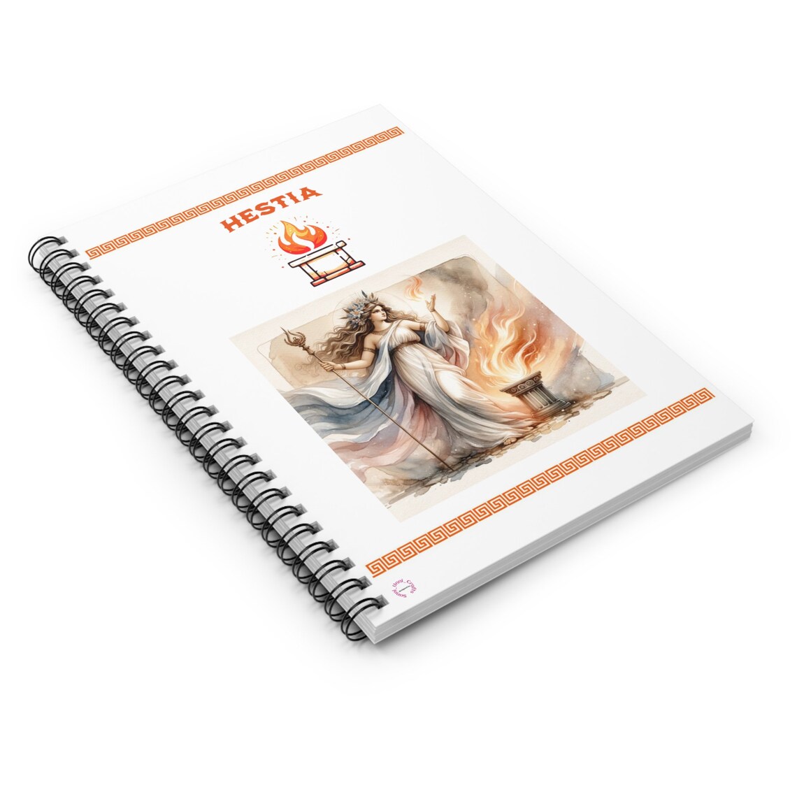 Hestia Spiral Notebook: Greek Goddess Journal, Vesta Diary - Etsy