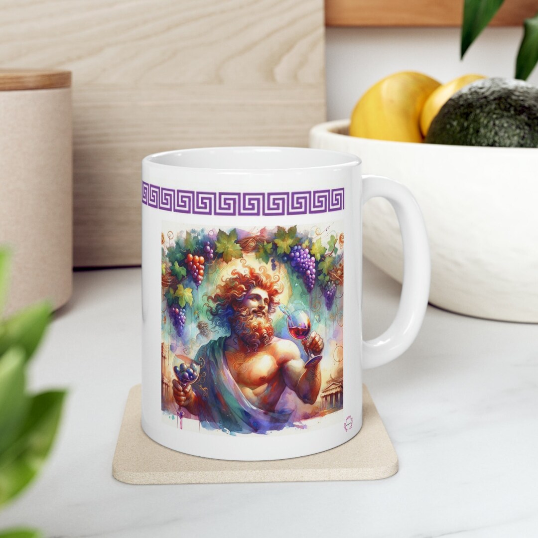 Dionysus Mug: Greek God of Wine, Mythology Art (11 Oz), Bacchus - Etsy