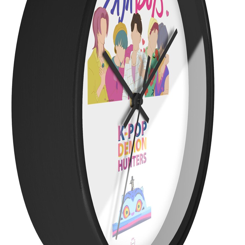 Kpop Wall Clock: Saja Boys Tiger Fan Art, Unique Home Decor - Etsy