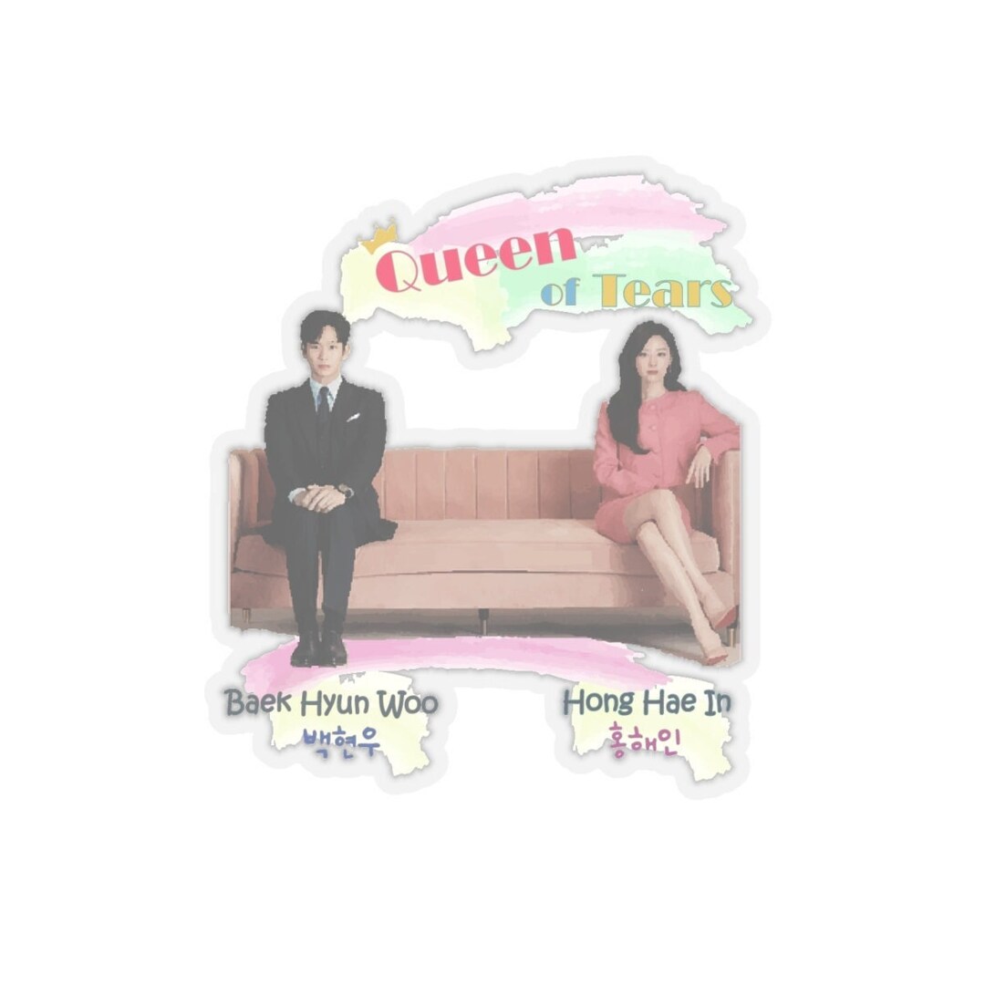 Queen of Tears Kiss-cut Stickers, Kdrama Queen of Tears Stickers, K ...