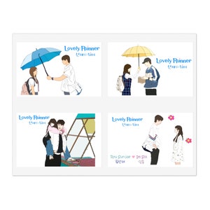 K Drama Lover Sticker Sheets, Kdrama Lovely Runner Stickers, K-drama ...