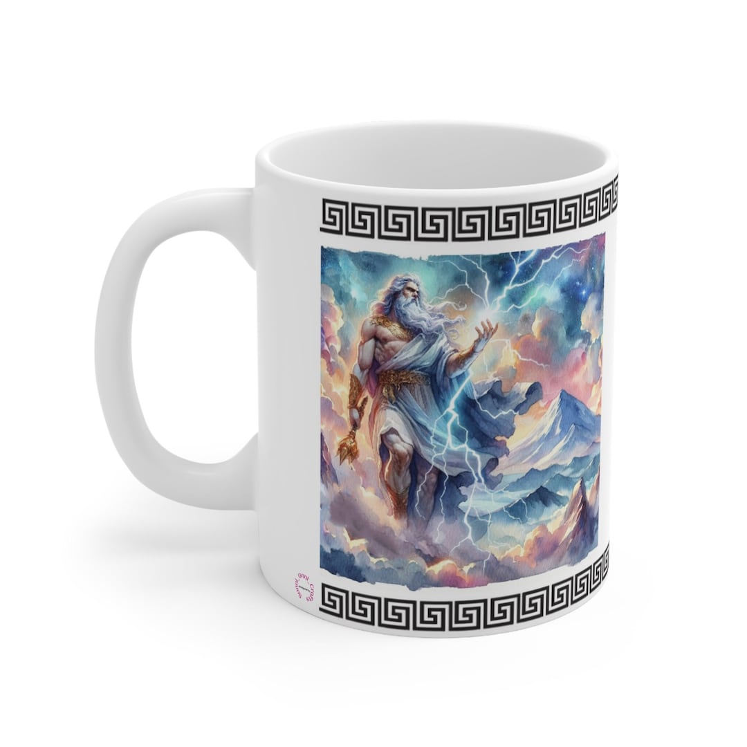 Zeus Mug: Ancient Greek God of Thunder Coffee Cup (11 Oz), Jupiter - Etsy