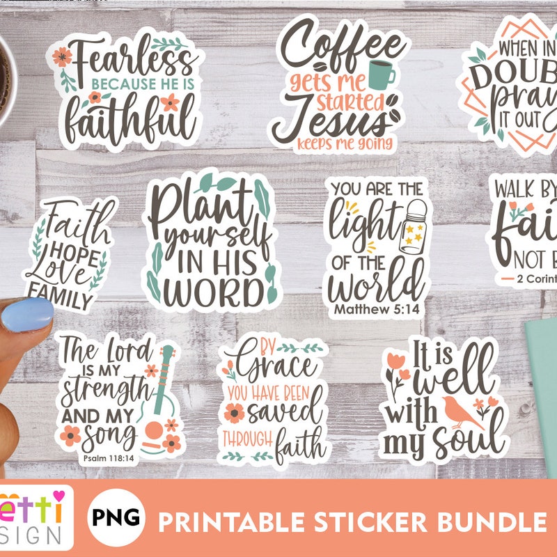 Faith Sticker - Etsy