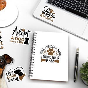 Rescue Dog Stickers, Dog Digital Sticker Bundle - Etsy