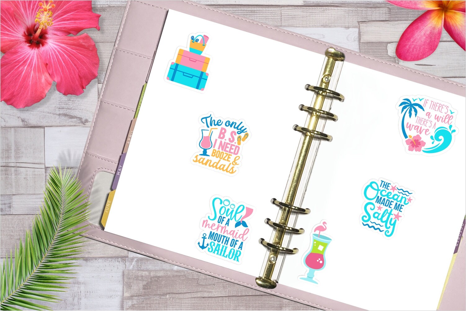 Funny Summer PNG Stickers, Beach Digital Stickers - Etsy