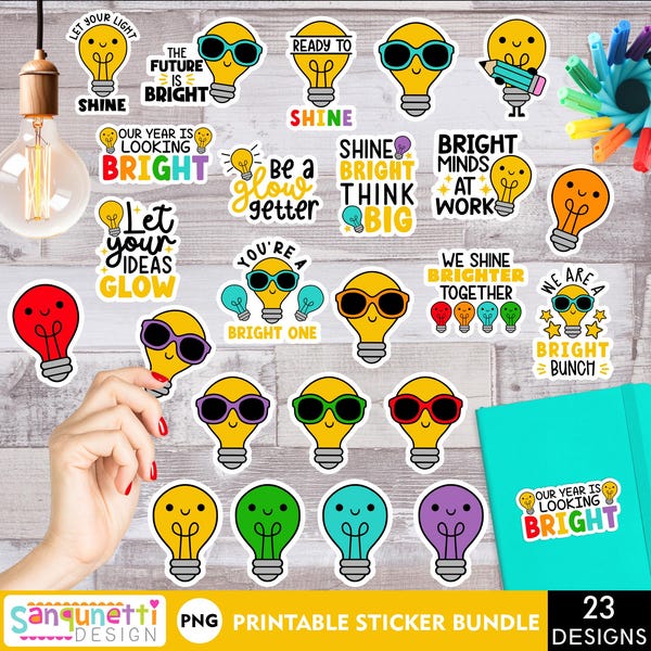 Light Bulb Clip Art - Etsy