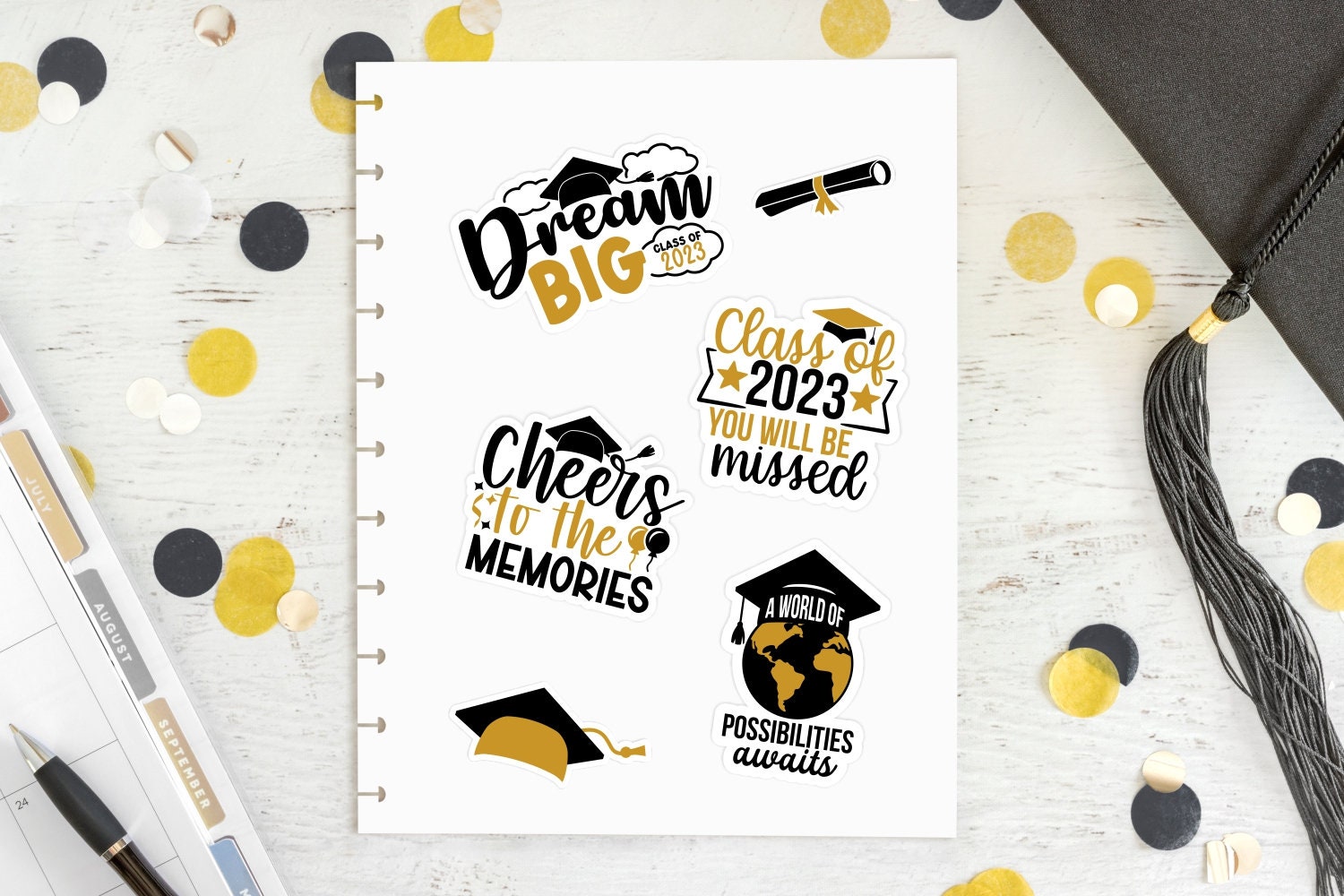 Graduation Png Stickers, Graduation 2023 Digital Stickers - Etsy