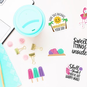 Summer Packaging PNG Stickers Business Digital Stickers - Etsy