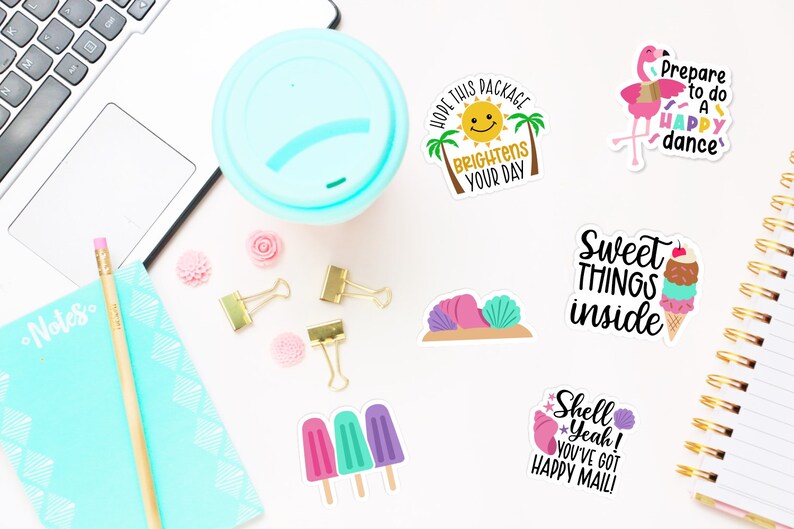 Summer Packaging PNG Stickers Business Digital Stickers - Etsy