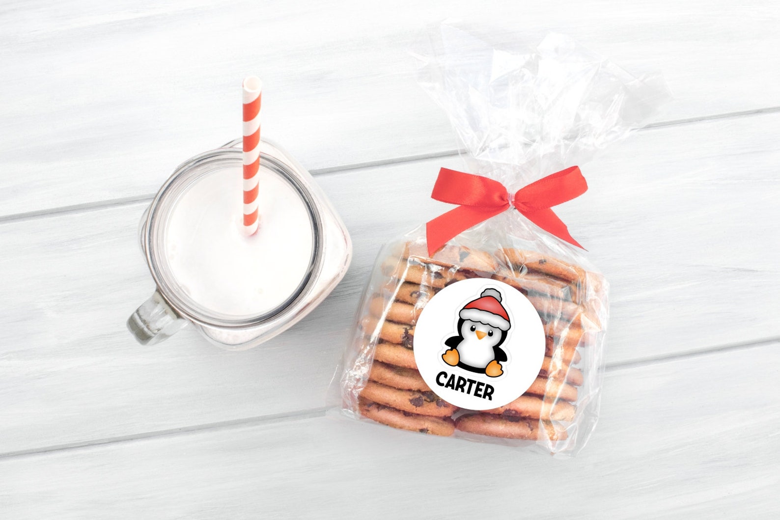 Chunky Christmas Stickers, Cute Christmas Stickers - Etsy