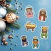 Nativity Printable Sticker Bundle | Christian Christmas Stickers | 15 ...