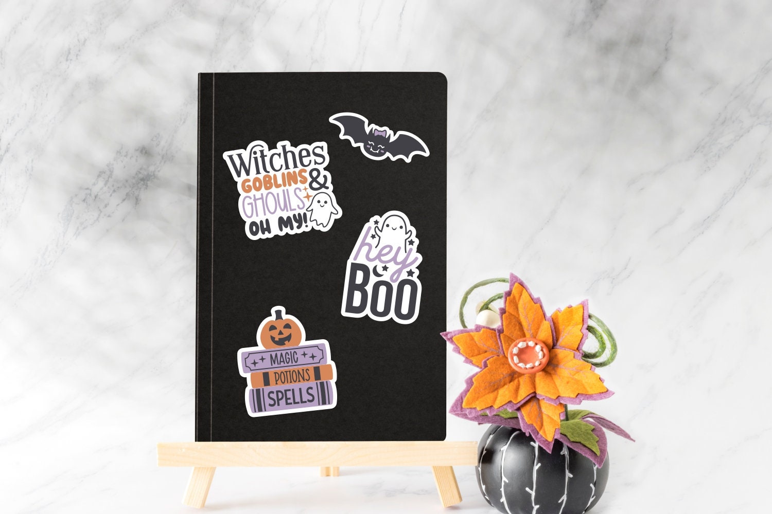 Cute Halloween Sticker Bundle, Sweet Halloween PNG Stickers - Etsy